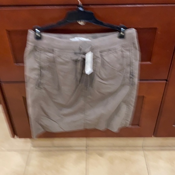 LOFT | Skirts | Kacky Green Loft Casual Front Tie Skirt | Poshmark